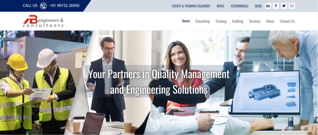 Launched new version of our website "www.abec.in" - AB Engineers & Consultants